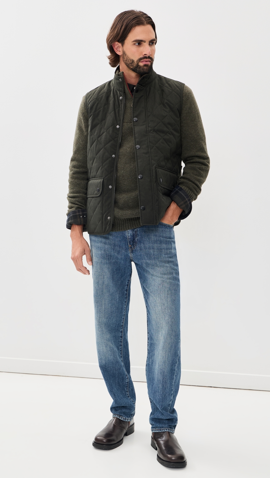 BARBOUR Barbour Lux Lowerdale Quilted Vest